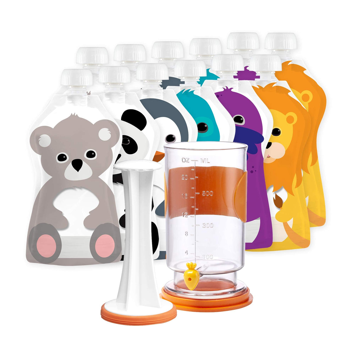 The Squooshi Filling Station®: Easy, No-Mess Food Pouch Filling ...